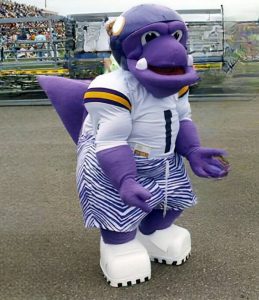 Hub Meeds, Viktor & Ragnar – Mascots of the Minnesota Vikings